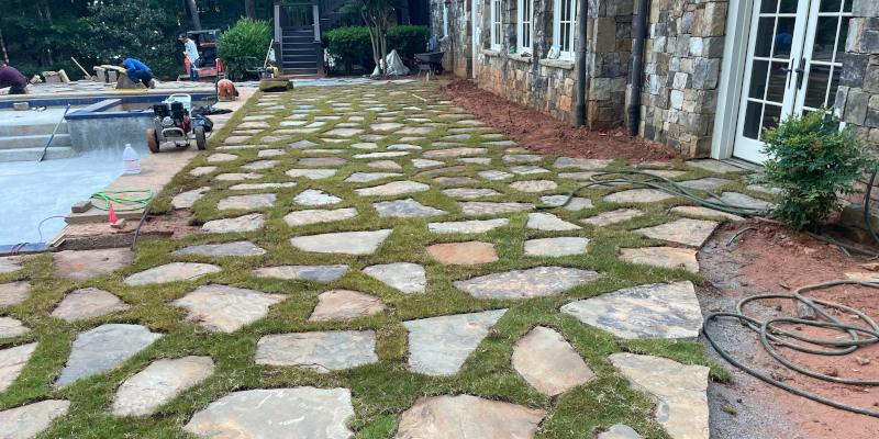 Flagstone Work, Lake Oconee, GA | Oconee Landscape Design