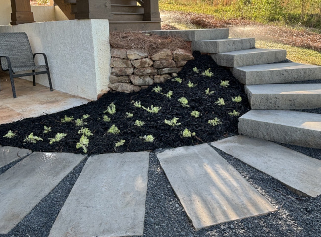 Concrete Patio, Lake Oconee, GA | Oconee Landscape Design